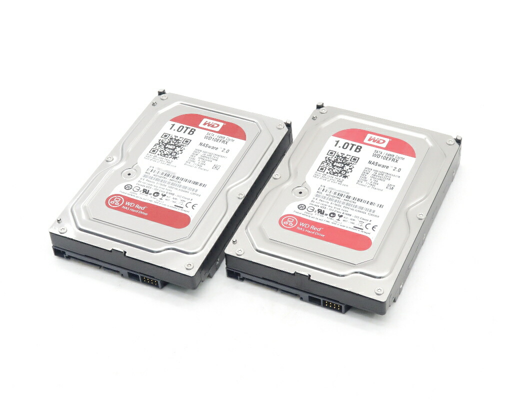 【楽天市場】 【2台セット】Western Digital WD10EFRX 3.5インチSATA 1TB 6Gbps 5400rpm データ ...