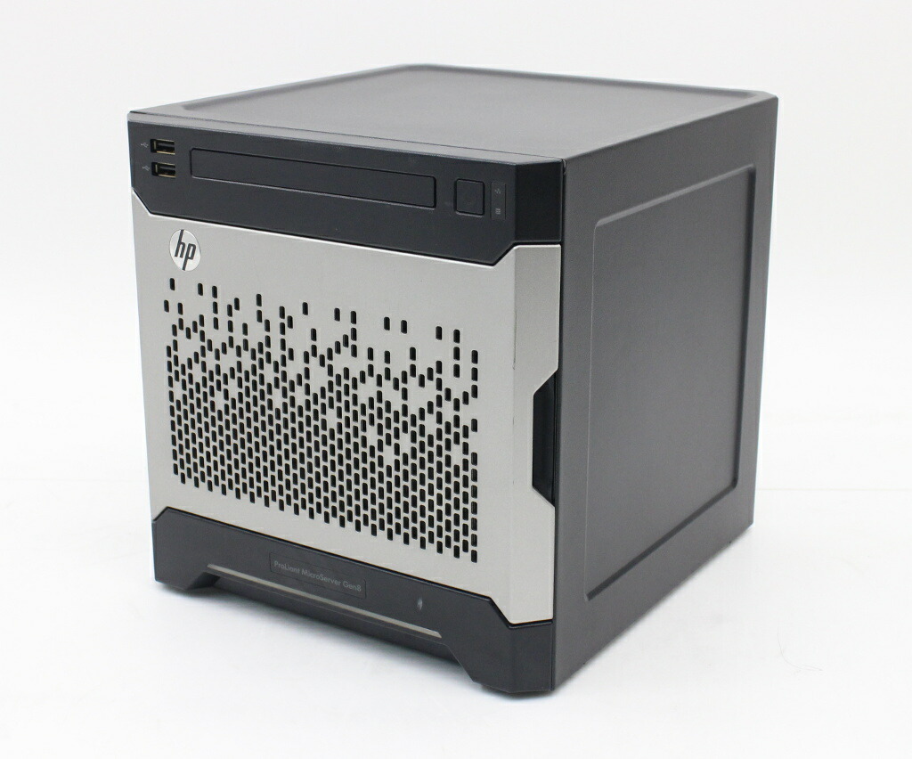 【楽天市場】hp ProLiant MicroServer Gen8 Core i3-3240 3.4GHz 4GB 1TBx2台(SATA3.5インチ/RAID1構成) Smart ...