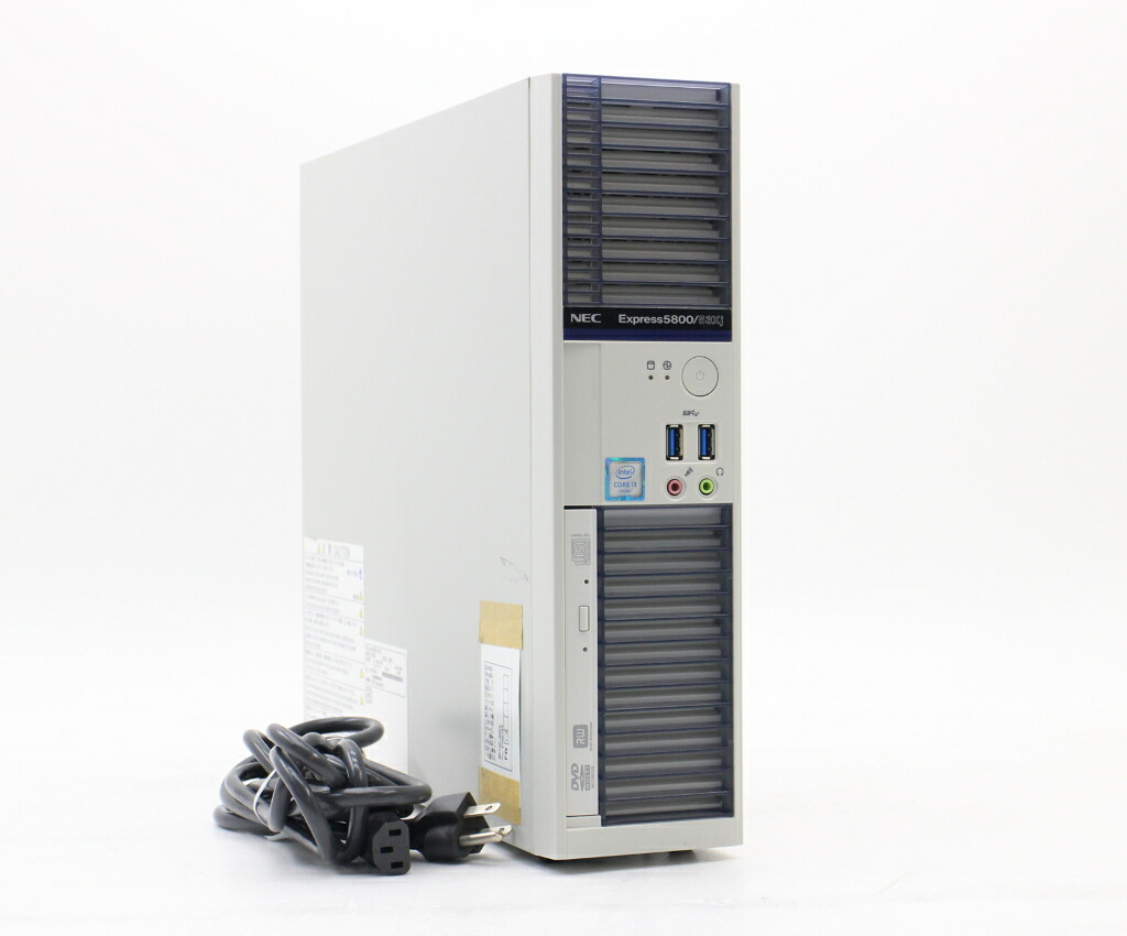 【楽天市場】NEC Express5800/53Xj Core i3-6100 3.7GHz 8GB 1TB(HDD) DisplayPort ...
