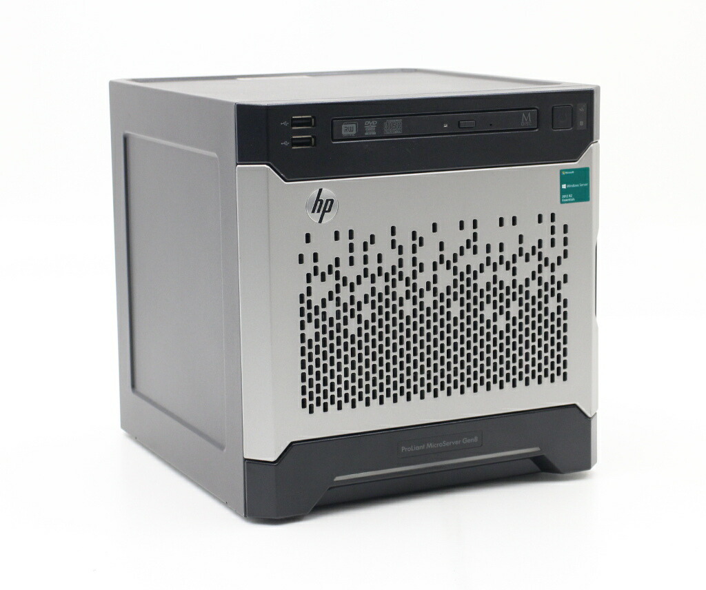 【楽天市場】hp ProLiant MicroSever Gen8 Xeon E3-1220L v2 2.3GHz 8GB 2TBx2台 ...