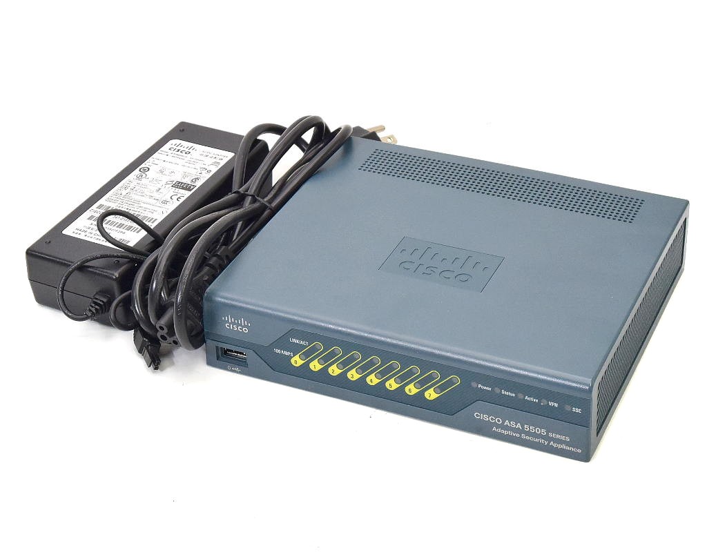 【楽天市場】 Cisco ASA-5505 V16 RAM512MB FLASH128MB ASA Software Ver.9.1(6 ...