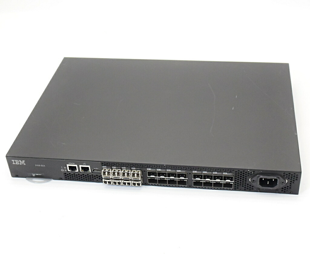 【楽天市場】Brocade 2498-B24/24E ファブリックスイッチ Fabric OS v6.4.3c 8ポート8Gライセンス(有効 ...