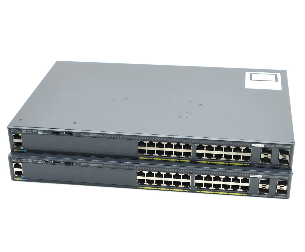 【楽天市場】【2台セット】Cisco Catalyst WS-C2960X-24TS-L V03 24ポート1000BASE-T 4ポート ...