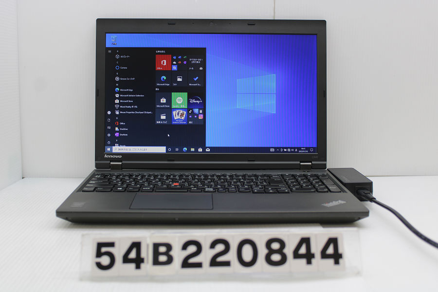 【楽天市場】Lenovo ThinkPad L540 Core i3 4000M 2.4GHz/8GB/256GB(SSD)/DVD/15.6W/FWXGA(1366x768)/Win10 ...