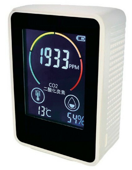 【楽天市場】\16日23：59まで先着クーポン／【送料無料】【MIクリエーション】CO2 ピピっと換気君 白 TOMO-1 空気 きれい 室内 ...