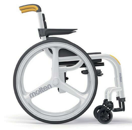 【楽天市場】【送料無料】【メーカー直送品】【モルテン】車いす Wheeliy（ウィーリィ） MWHEPSGY22 631589：介護ショップ ...