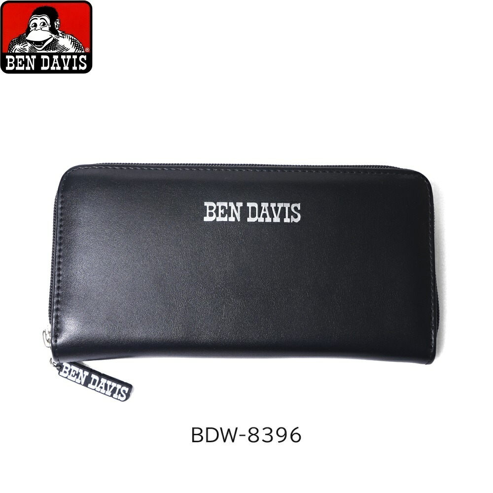 【楽天市場】BEN DAVIS ベンデイビス 長財布 ラウンドファスナー ロゴ箔押し 大容量 合皮 メンズ レディース ラウンドジップ ロング ...