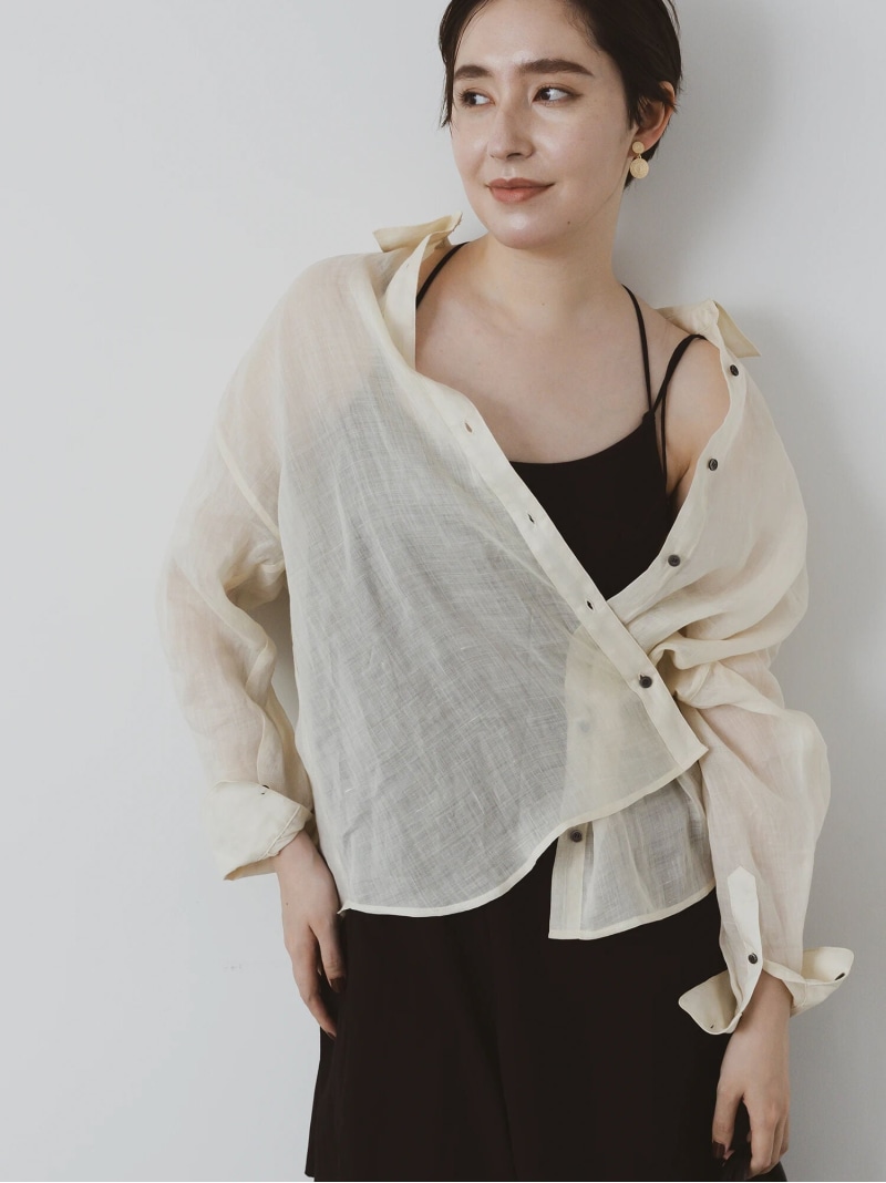 【楽天市場】【SALE／30%OFF】【松井愛莉着用】ラミー2WAYオーバーシャツ Te chichi テチチ トップス シャツ・ブラウス ホワイト ネイビー イエロー ブラウン【RBA_E ...