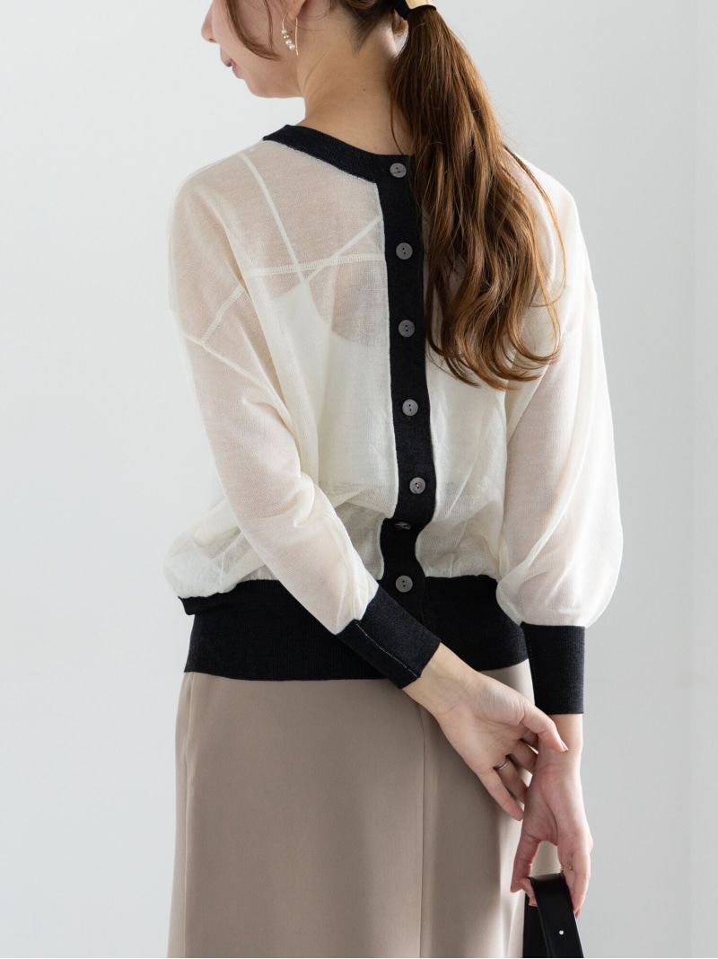 【楽天市場】【SALE／20%OFF】Levita14G前後2WAYクルーカーディガン Te chichi テチチ トップス カーディガン ホワイト ブラウン ブラック グレー【RBA_E ...