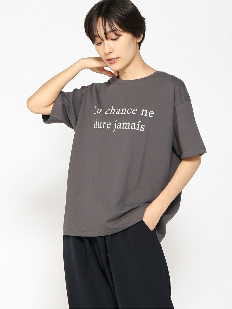 【楽天市場】【SALE／50%OFF】Techichi/ロゴプリントTee Te chichi テチチ カットソー Tシャツ ホワイト グレー ...