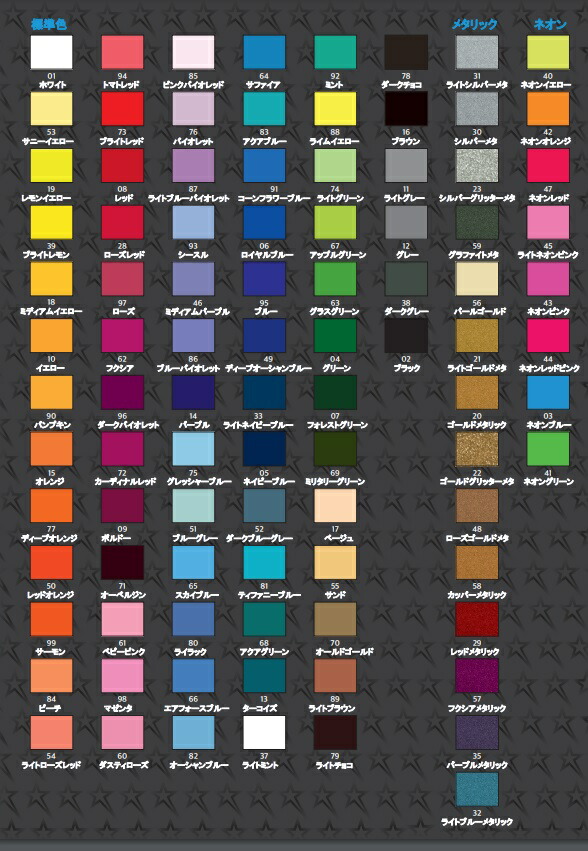 【楽天市場】ドイツWITPAC社製アイロンプリントシート Nova-Flex 1500 Lowtemp/3sec メタリック・ネオン系カラー(50cm幅）：テクノプロモーション