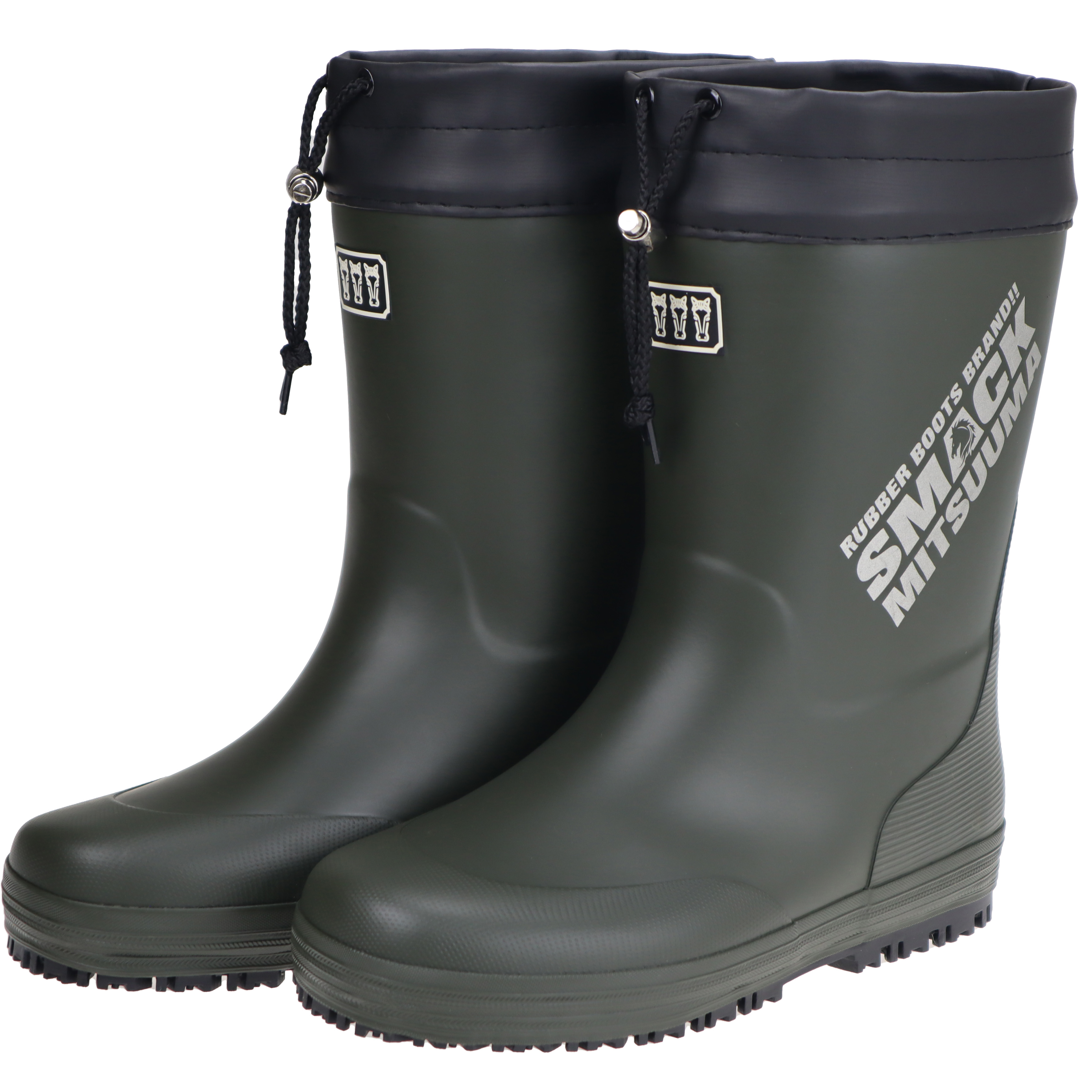 【楽天市場】【2024秋冬新商品】ミツウマ スマック2220 MU カーキ 三馬 メンズ 紳士 男性用 長靴 ショート丈 防寒長靴 作業 梅雨 太型 防滑ソール 秋冬 シンプル アウトドア ...