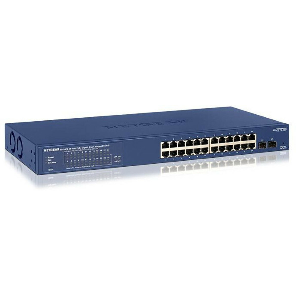 【楽天市場】【訳あり・アウトレット品】NETGEAR ( ネットギア ) GS724TPv2 POE+対応 (190W) ギガビット24ポート ...