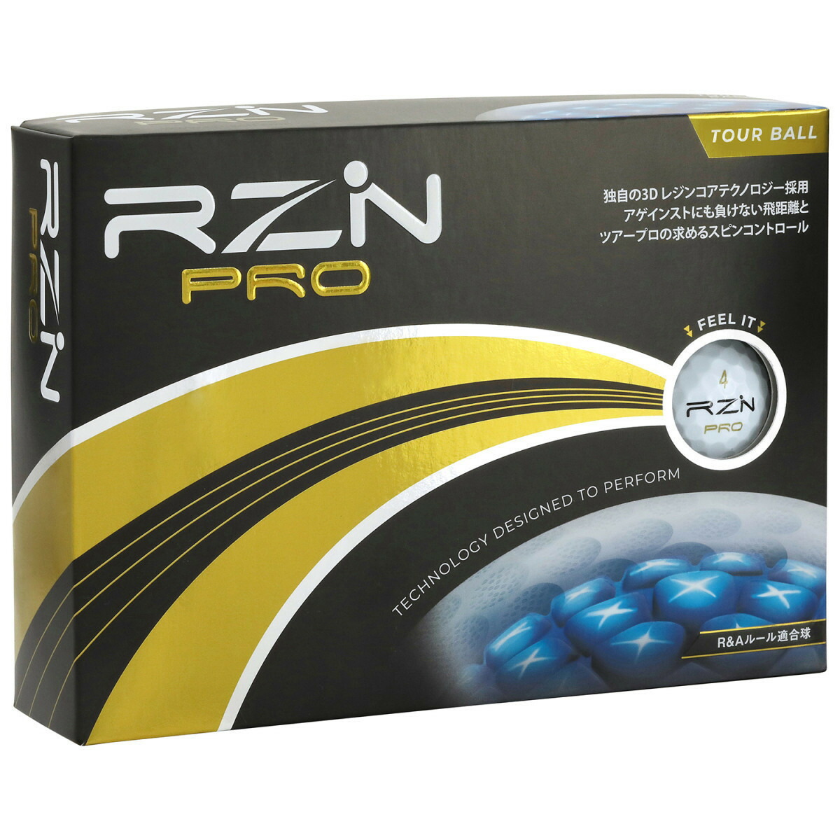 【楽天市場】RZN Golf (レジンゴルフ) RZN PRO ゴルフボール 1ダース PRO-BOX：TEKWIND SHOP