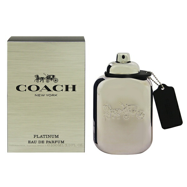 【楽天市場】香水 COACH コーチ マン プラチナム EDP・SP 100ml 【送料込み】【フレグランス ギフト プレゼント 誕生日 ...