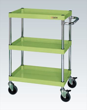 【楽天市場】【生産終了・後継品：CSP-6083DSE】【個人宅配送不可】サカエ SAKAE / ニューパールワゴン（ダブルストッパー仕様 ...