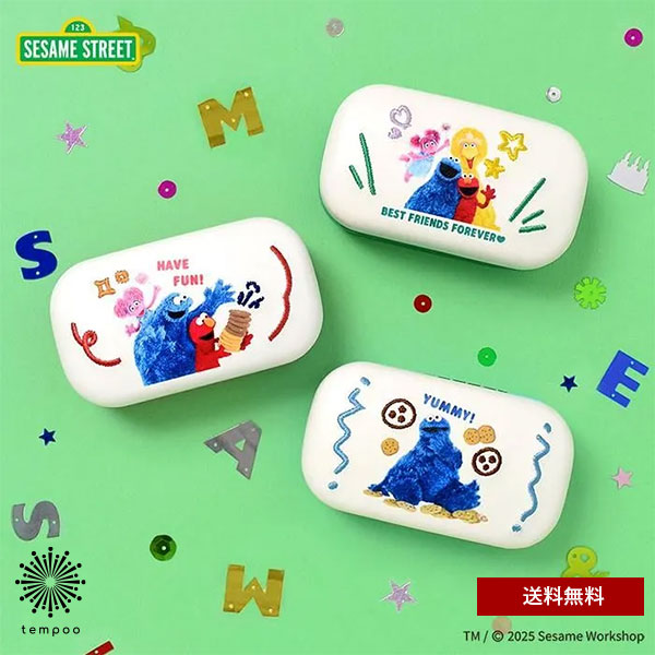 【楽天市場】Flowering 小物入れ SESAME STREET セサミストリート LSS-G002 ピルケース アクセサリー イヤフォン ...