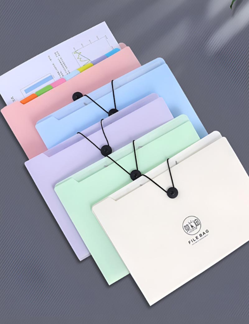 【楽天市場】A4ドキュメントファイル ヨコ型 アコーディオン式 書類収納ケース 伸縮ファイル A4サイズ 12ポケット 大容量 分類収納 学校/事務所/オフェス用 (ホワイト)：天海雑貨屋