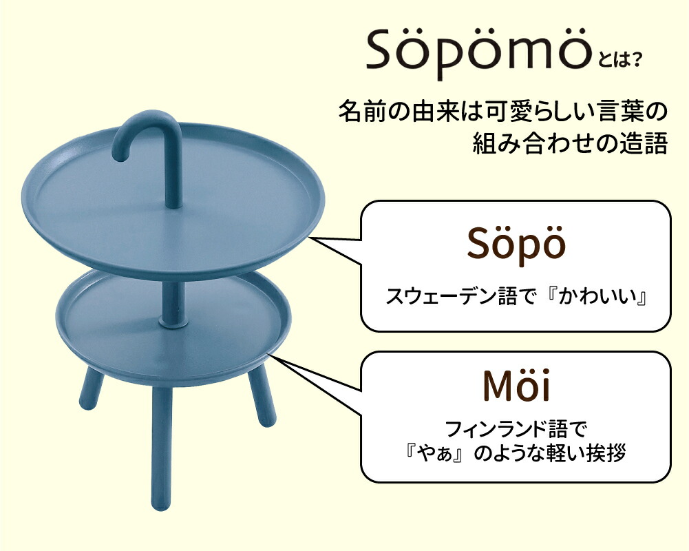 【楽天市場】Sopomo（ソポモ）どこでもサイドテーブル 全7色 二段 簡易テーブル 移動テーブル 持ち手付き 円形テーブル 組み立て式 ...
