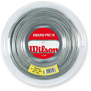 【楽天市場】送料無料＋Wilson（ウィルソン） エンデューロプロ シルバー(Enduro Pro Silver )200mロールガット／1 ...