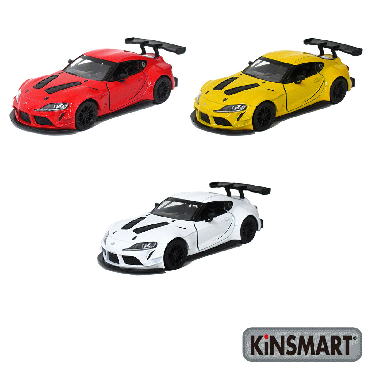 【楽天市場】【楽天スーパーSALE・半額】【P5倍】KiNSMART キンスマート プルバックミニカー 1/36 GRスープラ レーシング 3 ...