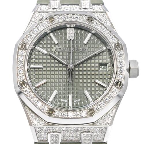 【楽天市場】オーデマ・ピゲ (AUDEMARS PIGUET) ロイヤル オーク セルフワインディング 15551BC.ZZ.D405CR ...