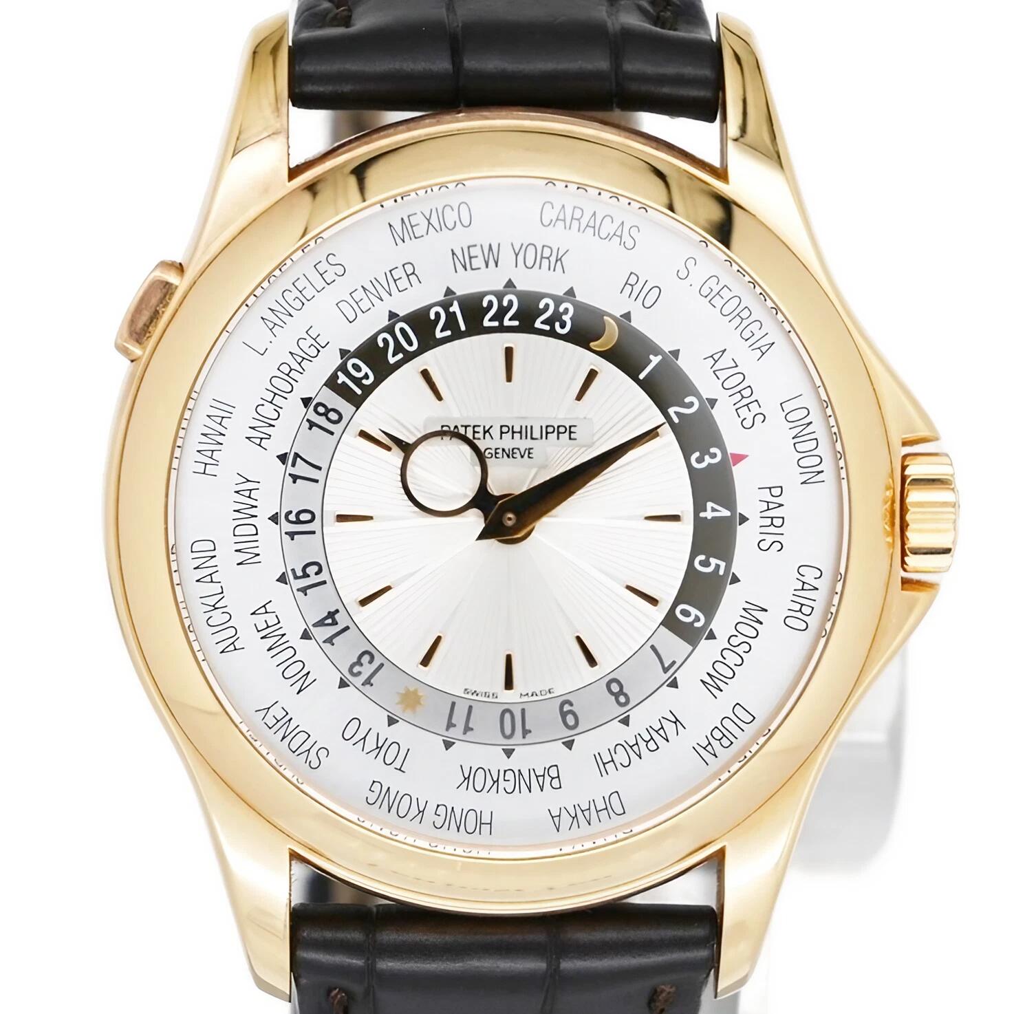 【楽天市場】PATEK PHILIPPE （パテック・フィリップ） コンプリケーション ワールドタイム 5130R-001 〔シルバー文字盤 ...