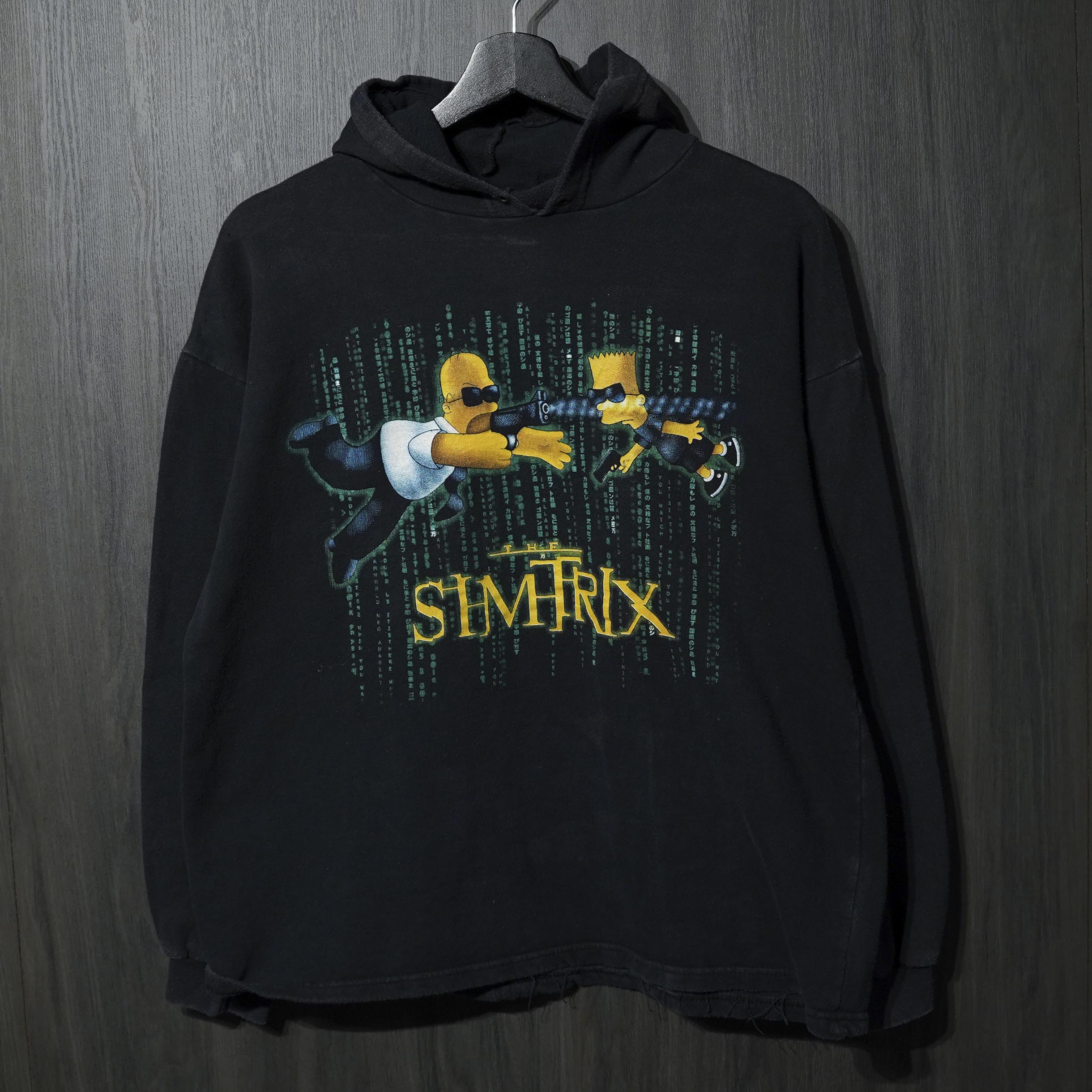 【楽天市場】VINTAGE TEE The Simpsons " The SIMTRIX Matrix Parody " Fits XL ザ ...