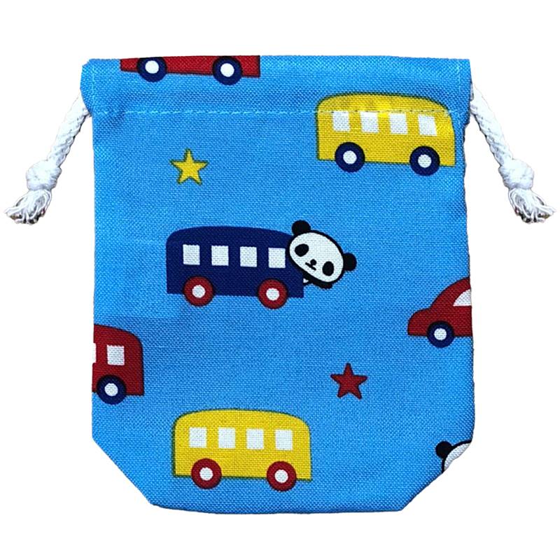 【楽天市場】パンダ柄 コップ巾着袋 GE0942-6B ブルー：天宝堂