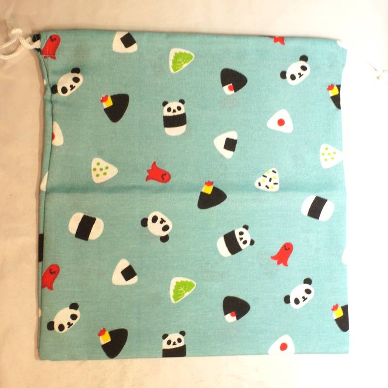 【楽天市場】パンダ スクエア 巾着袋 GE0816-7B：天宝堂