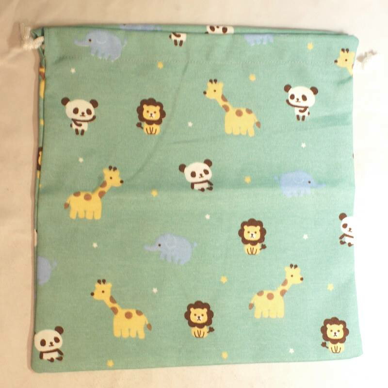 【楽天市場】パンダ スクエア 巾着袋 GE0816-8B GE0941-8B：天宝堂