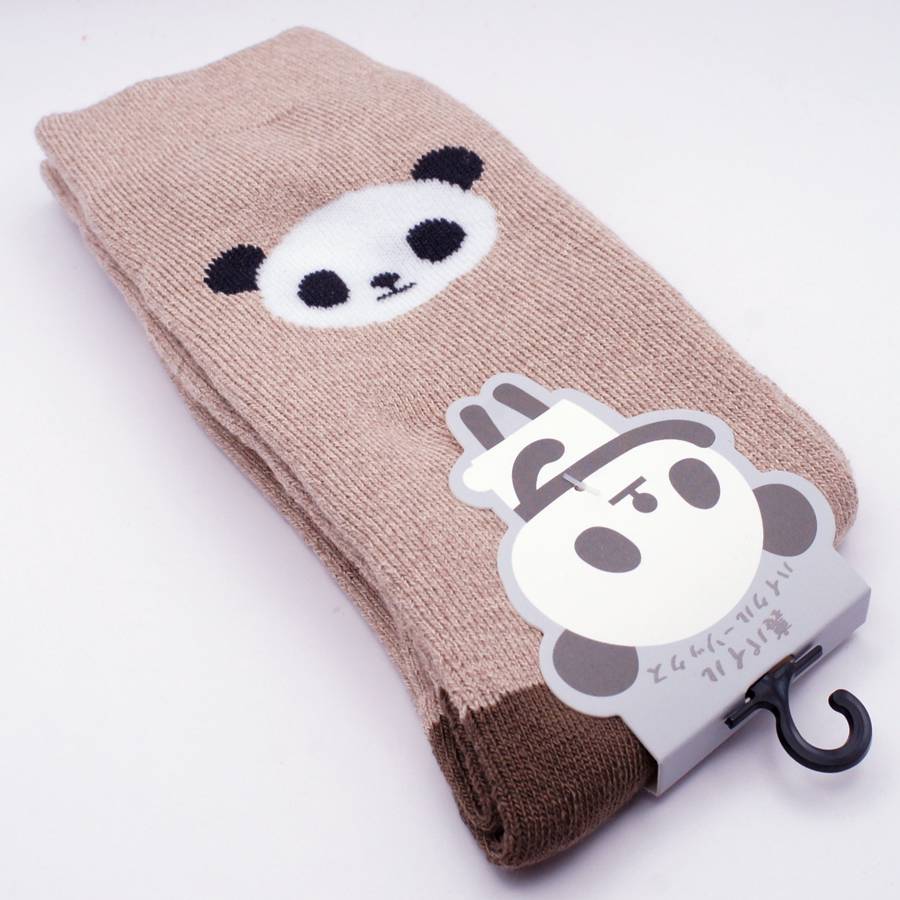 【楽天市場】パンダ顔ドン 裏パイル ソックス レディース あったか靴下 23-25cm PPS015-GJ：天宝堂