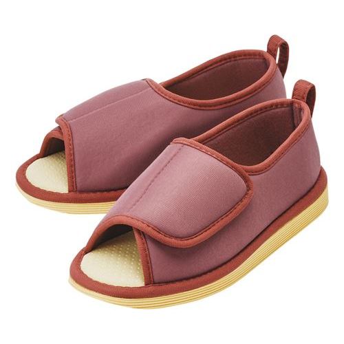 【楽天市場】転倒予防シューズ つま先なし 男女兼用/【091192 S あずき】/業務用/新品/小物送料対象商品：厨房器具と店舗用品のTENPOS