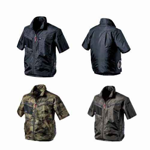 【楽天市場】空調ウェア 服単体 V7717 サイドファン半袖ジャケット 8L 村上被服 HOOH 快適ウェア 大きいサイズ：テンテンの森