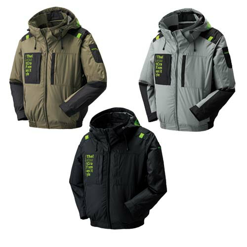【楽天市場】空調ウェア 服単体 チタンフード長袖ブルゾン 7743 S～5L The tough サンエス 空調風神服 アタックベース：テンテンの森