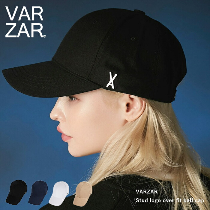 【楽天市場】【送料無料】VARZAR / Stud logo over fit ball cap バザール キャップ ベースボール 帽子 ハット レディース メンズ 深め 正規品：teri