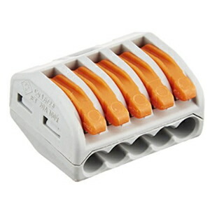 【楽天市場】あす楽対応 WF-5 ワゴジャパン WAGO(ワゴ) 差込みコネクター WFシリーズ5穴用 40個入り：照明器具の専門店 てるくにでんき