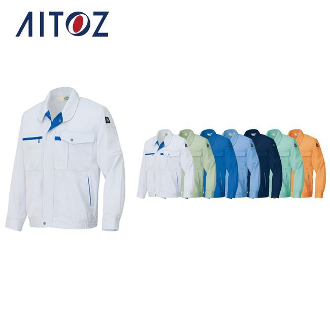 【楽天市場】【全商品ポイント2倍】AZ-6360 アイトス 長袖ブルゾン（男女兼用） ｜ 作業着 作業服 オフィス ユニフォーム メンズ レディース：資材プラス