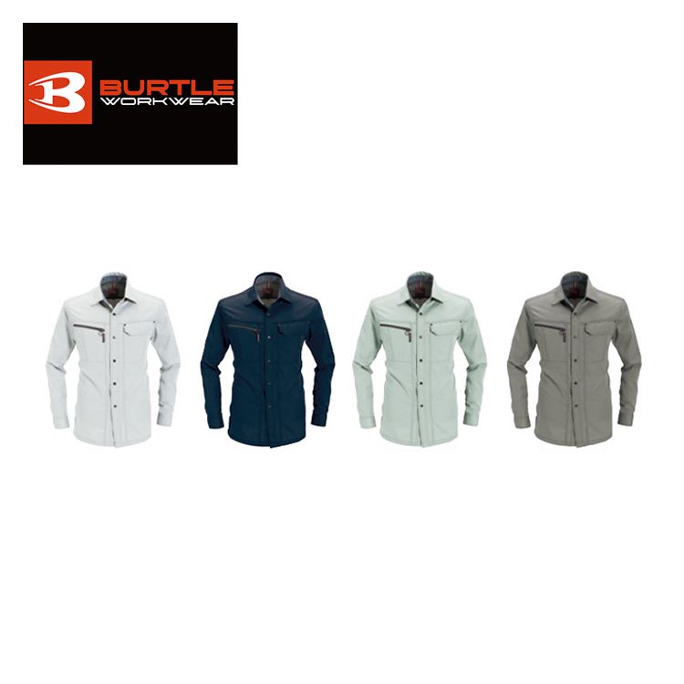 【楽天市場】バートル 長袖シャツ 【burtle6063】 | BURTLE 作業服 作業着 ユニフォーム 長袖 上着 ジャンパー かっこいい おしゃれ カジュアル メンズ 男性：資材プラス