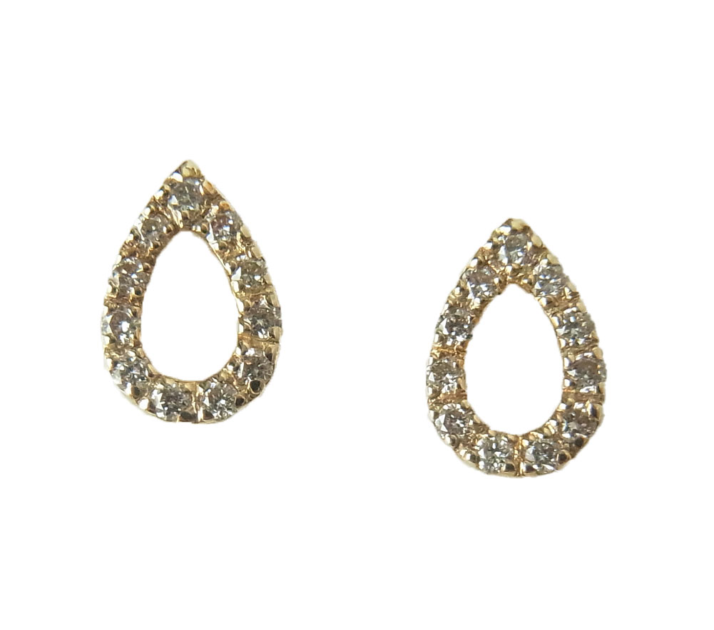 【楽天市場】【60%OFF】碌山 K10 ピアスダイヤモンド 小さめ レディース おしゃれ繊細 プレゼント4月 誕生石109E0061-1：ティーフェ