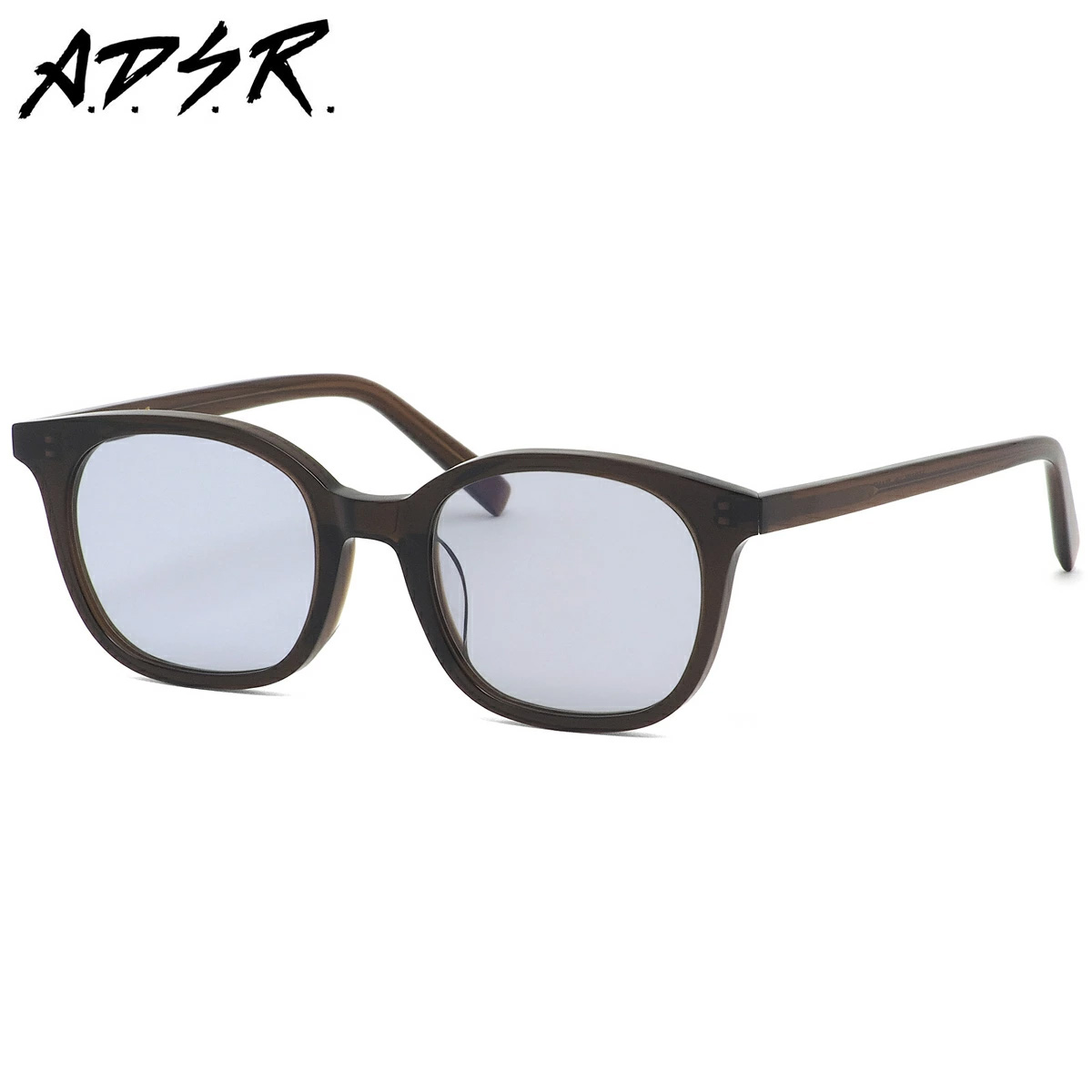 【楽天市場】A.D.S.R. MONK 13 50サイズ エーディーエスアール ADSR サングラス フラットレンズ ライトカラー ブルーレンズ トランスパレント メンズ レディース：メガネ ...