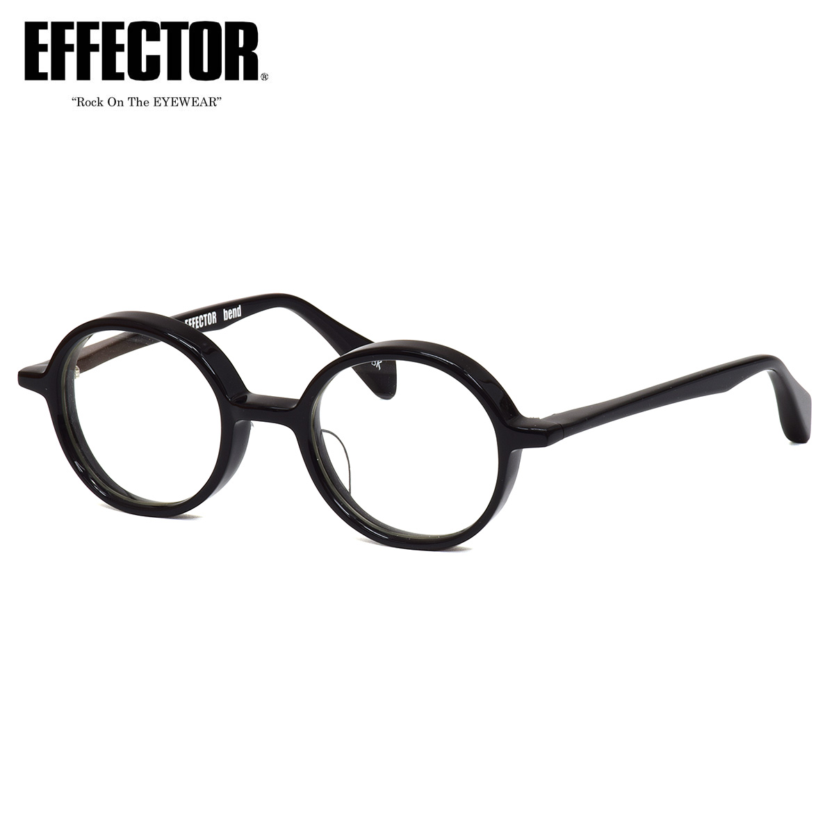 【楽天市場】エフェクター bend BK 45 メガネ 伊達メガネレンズ付 EFFECTOR ベンド メイドインジャパン 日本製 国産 鯖江 メンズ レディース：メガネ・サングラスのThat’s