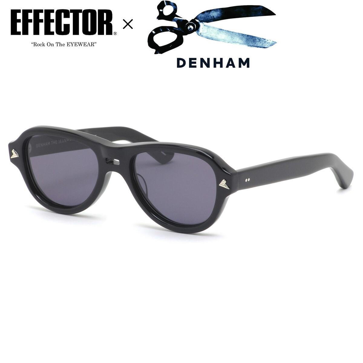 【楽天市場】エフェクター DENHAM-4 BK/DGY 52 サングラス EFFECTOR × DENHAM THE JEANMAKER デンハム made in Japan 日本製 国産 ...