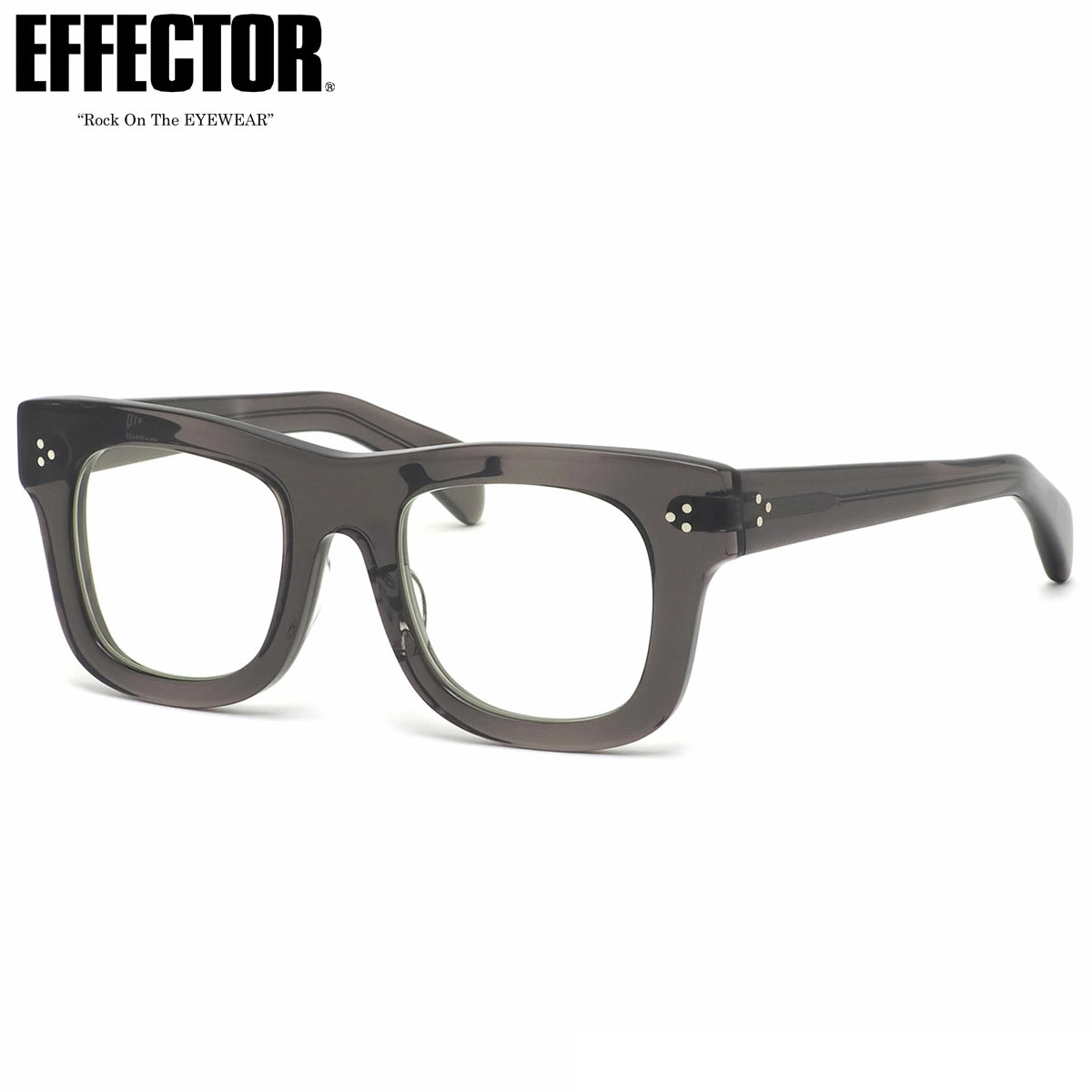 【楽天市場】エフェクター Rob CLGY 48サイズ メガネ UVカット仕様伊達メガネレンズ付 EFFECTOR ロブ デルタシリーズ 日本製 メンズ レディース：メガネ・サングラスのThat’s