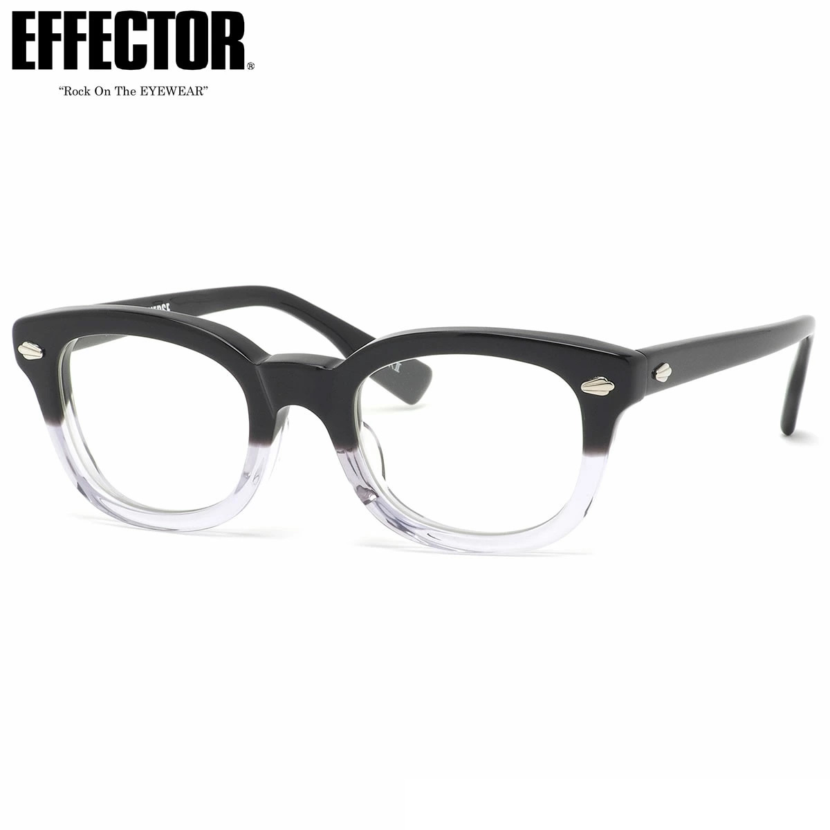 【楽天市場】エフェクター VERSE BK2 49サイズ メガネ UVカット仕様伊達メガネレンズ付 EFFECTOR バース free の8mm生地アレンジモデル 日本製 メンズ レディース ...