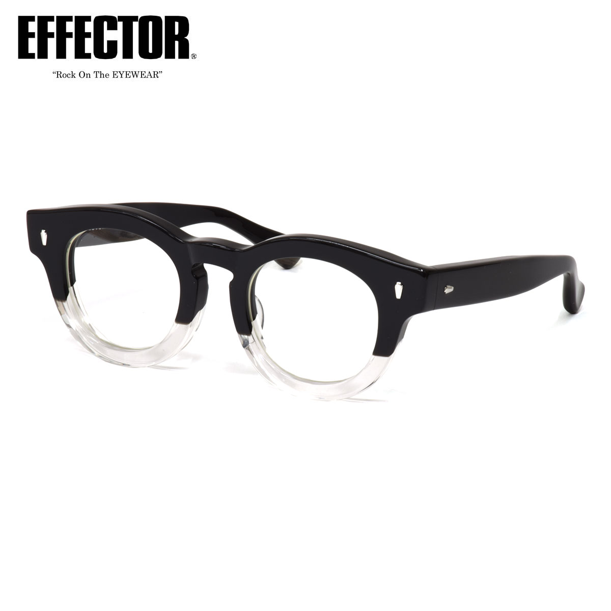【楽天市場】エフェクター TANTO BK2 47 メガネ 伊達メガネレンズ付 EFFECTOR タント メイドインジャパン 日本製 国産 鯖江 メンズ レディース：メガネ・サングラスのThat’s