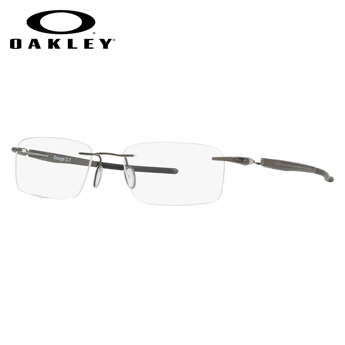 【楽天市場】オークリー OAKLEY メガネ OX5126-0254 GAUGE3.1 ゲージ3.1 スクエア ツーポイント リムレス ...