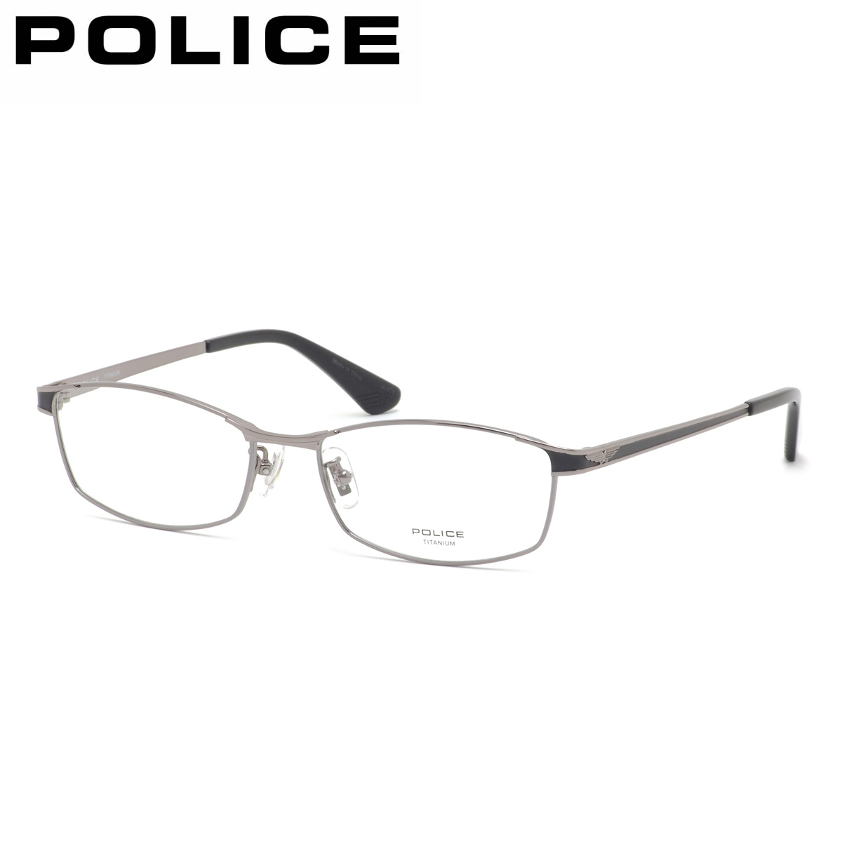 【楽天市場】ポリス メガネフレーム 国内正規販売店 VPLL53J 0568 55 POLICE チタン バレル Heritage ヘリテージ ...