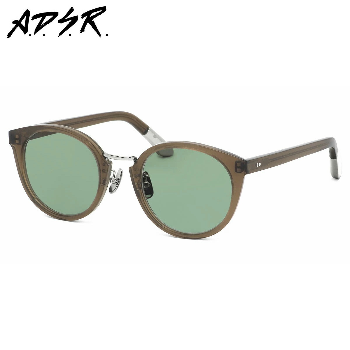 【楽天市場】A.D.S.R. DARRYL 17 46サイズ エーディーエスアール ADSR サングラス ダリル フラットレンズ スペアレンズ付き ボストン クリア メンズ レディース：メガネ ...