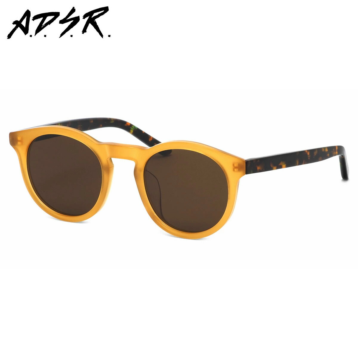 【楽天市場】A.D.S.R. LARKIN 12 48サイズ エーディーエスアール ADSR サングラス ラーキン LARKIN フラットレンズ ボストン クリア メンズ レディース：メガネ ...